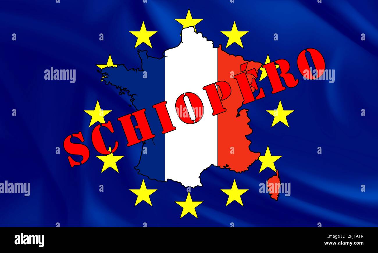 France on national strike, for pension reform. demonstrations ...