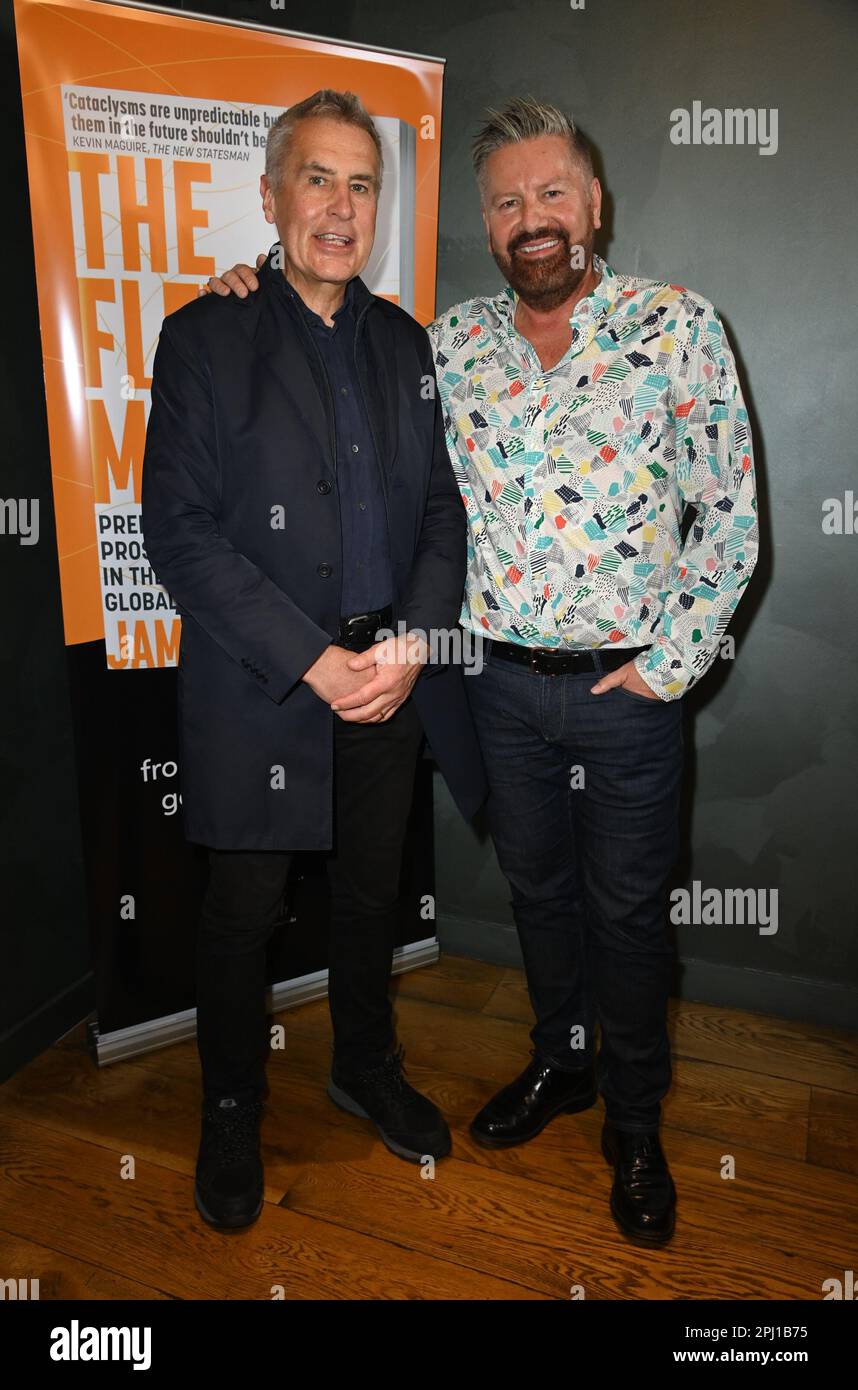 EDITORIAL USE ONLY (Left to right) Dermot Murnaghan and James Burstall ...