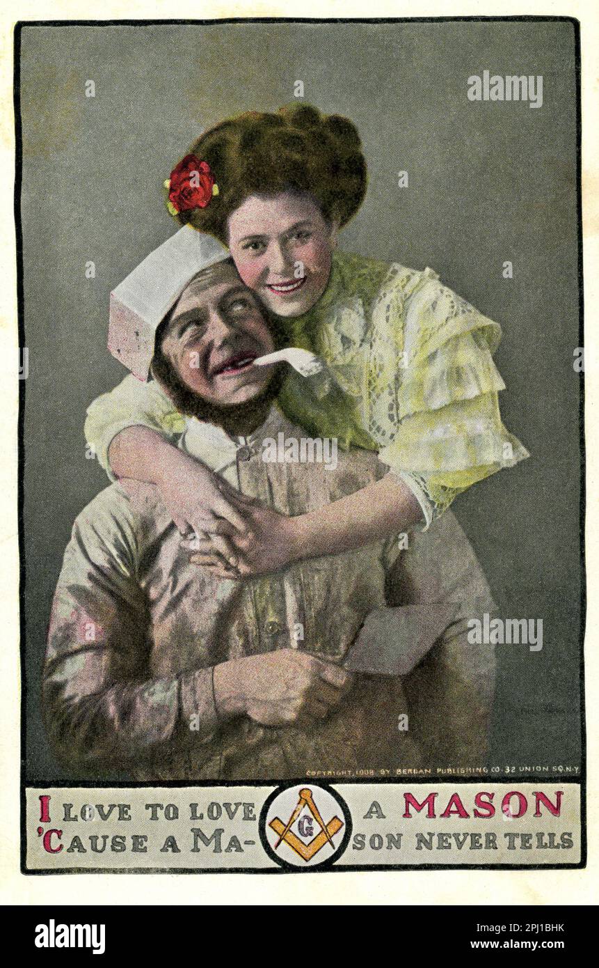 Mason postcard hi-res stock photography and images - Alamy