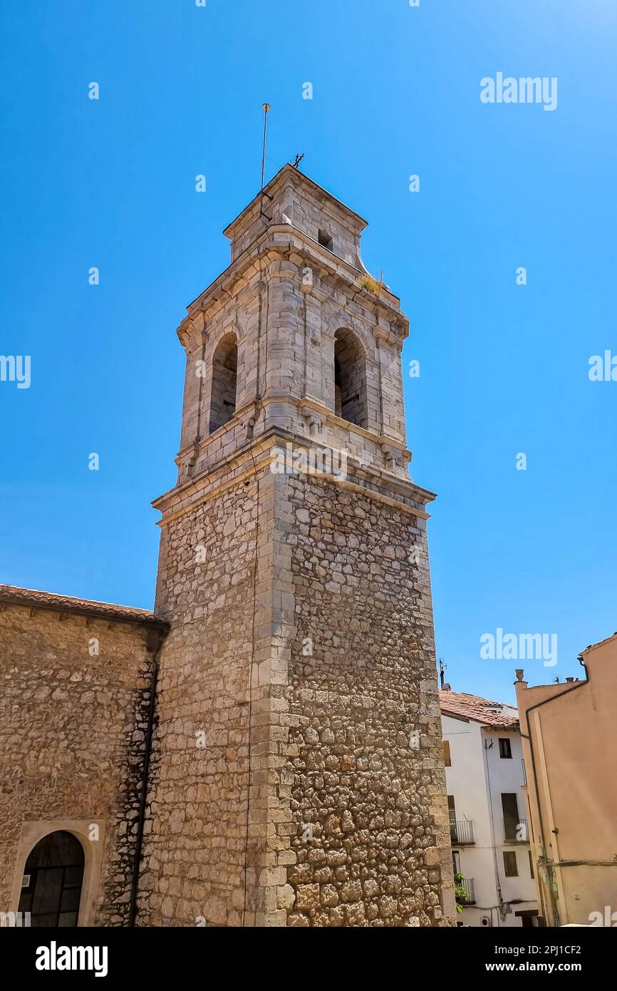The Tower of Centre de Salud is a historic landmark in Morella, Spain ...