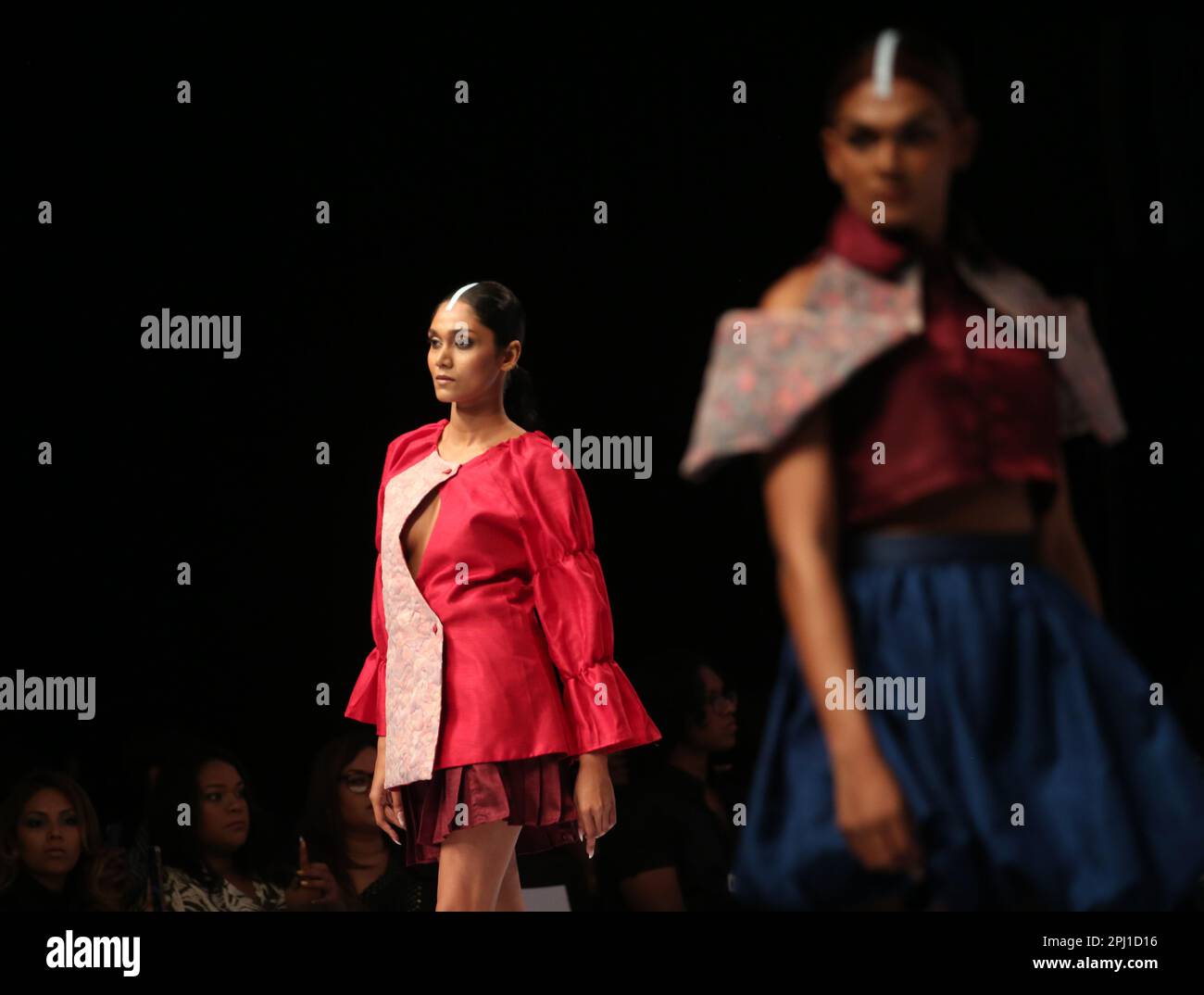 Colombo, Sri Lanka. 30th Mar, 2023. Models are presenting a creation by ...