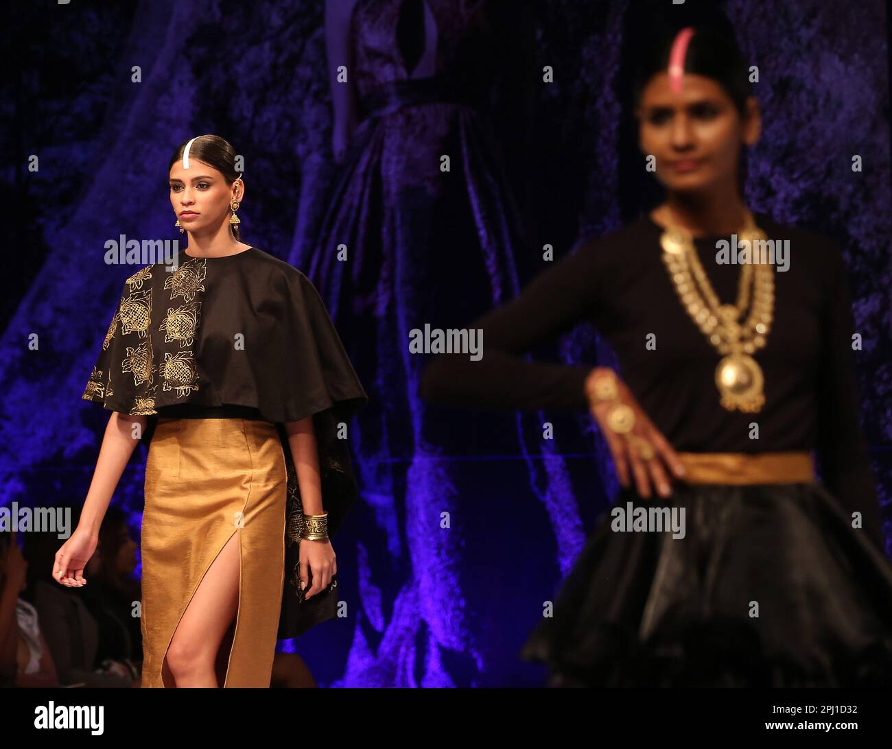 Colombo, Sri Lanka. 30th Mar, 2023. Models are presenting a creation by ...