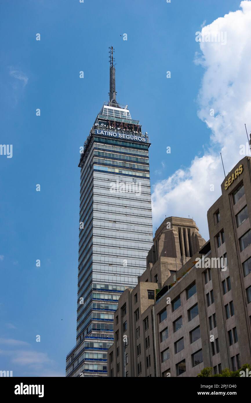 Latino Tower also known as "Torre Latinoamericana", one of the most ...
