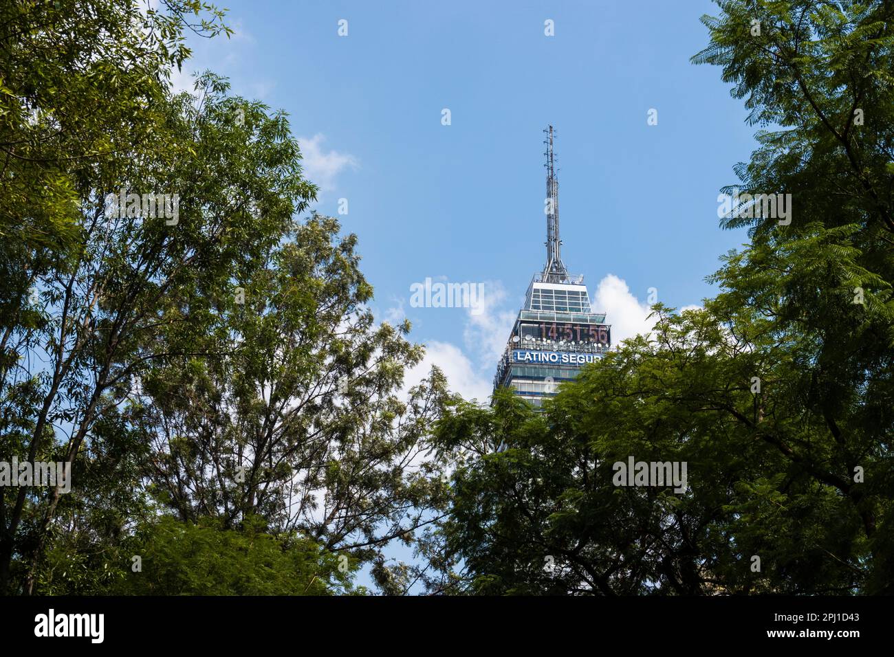 Latino Tower also known as "Torre Latinoamericana", one of the most ...