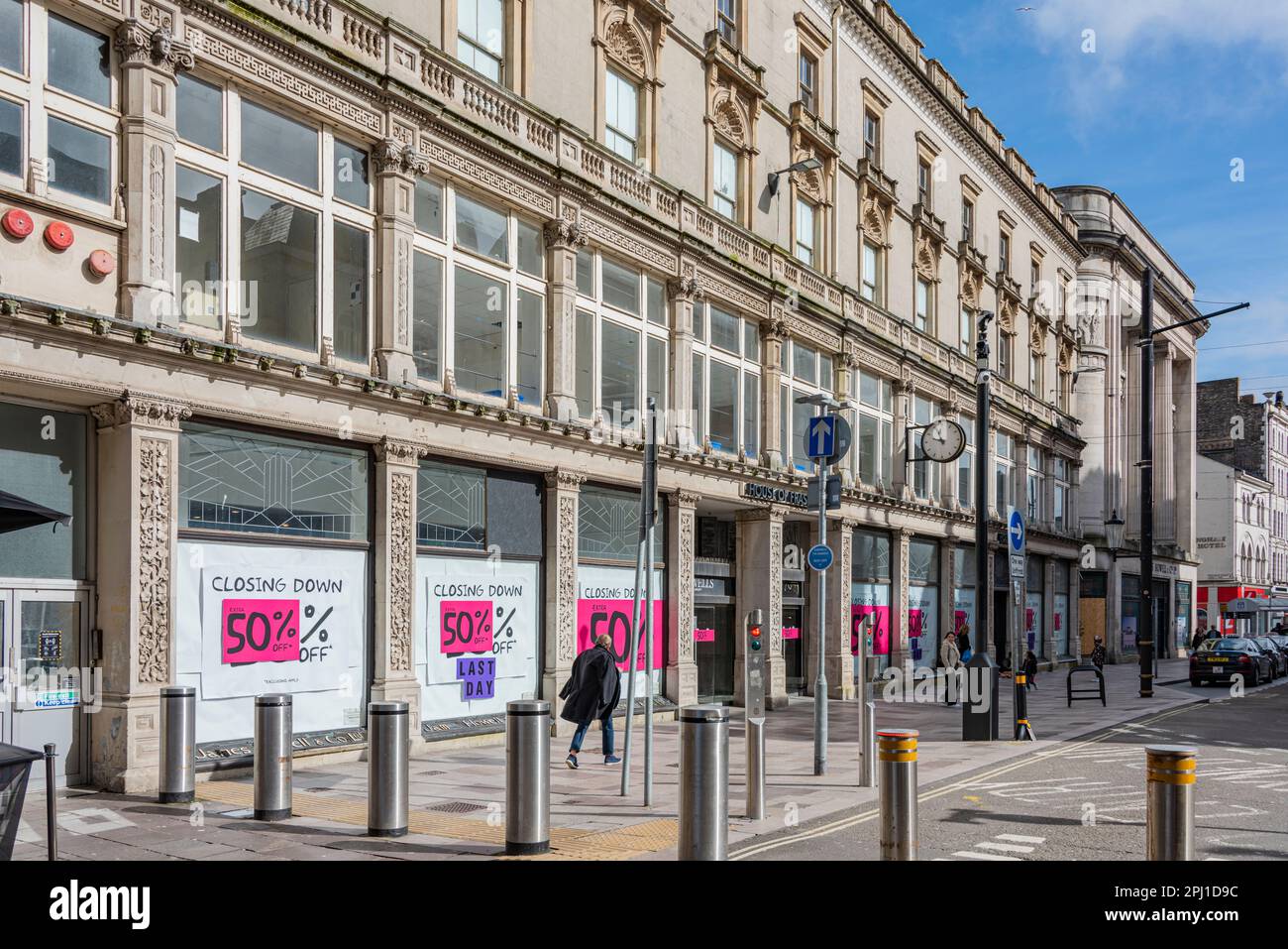 Howells Cardiff Closes down after 150 years Stock Photo - Alamy