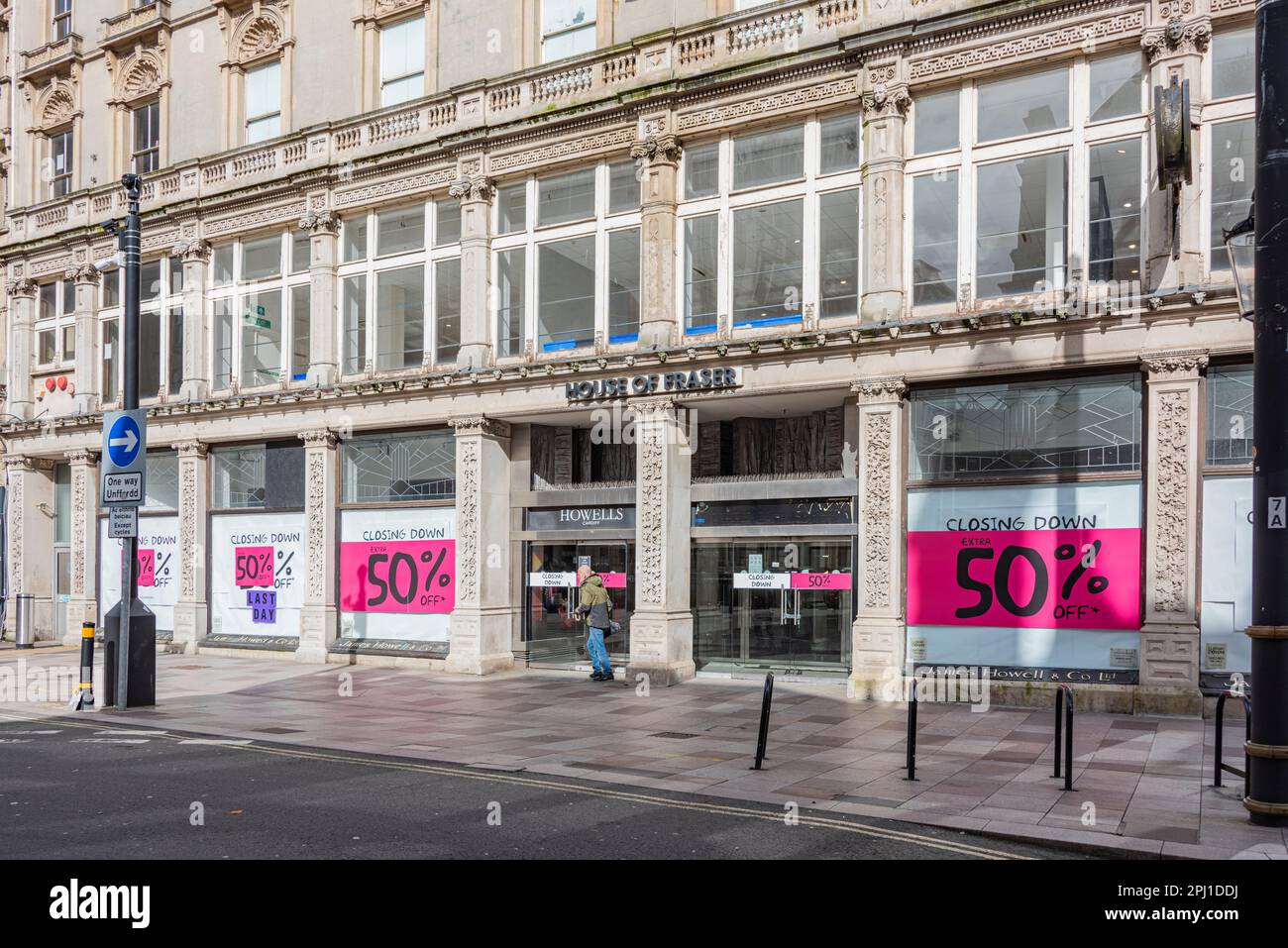 Howells Cardiff Closes down after 150 years Stock Photo - Alamy