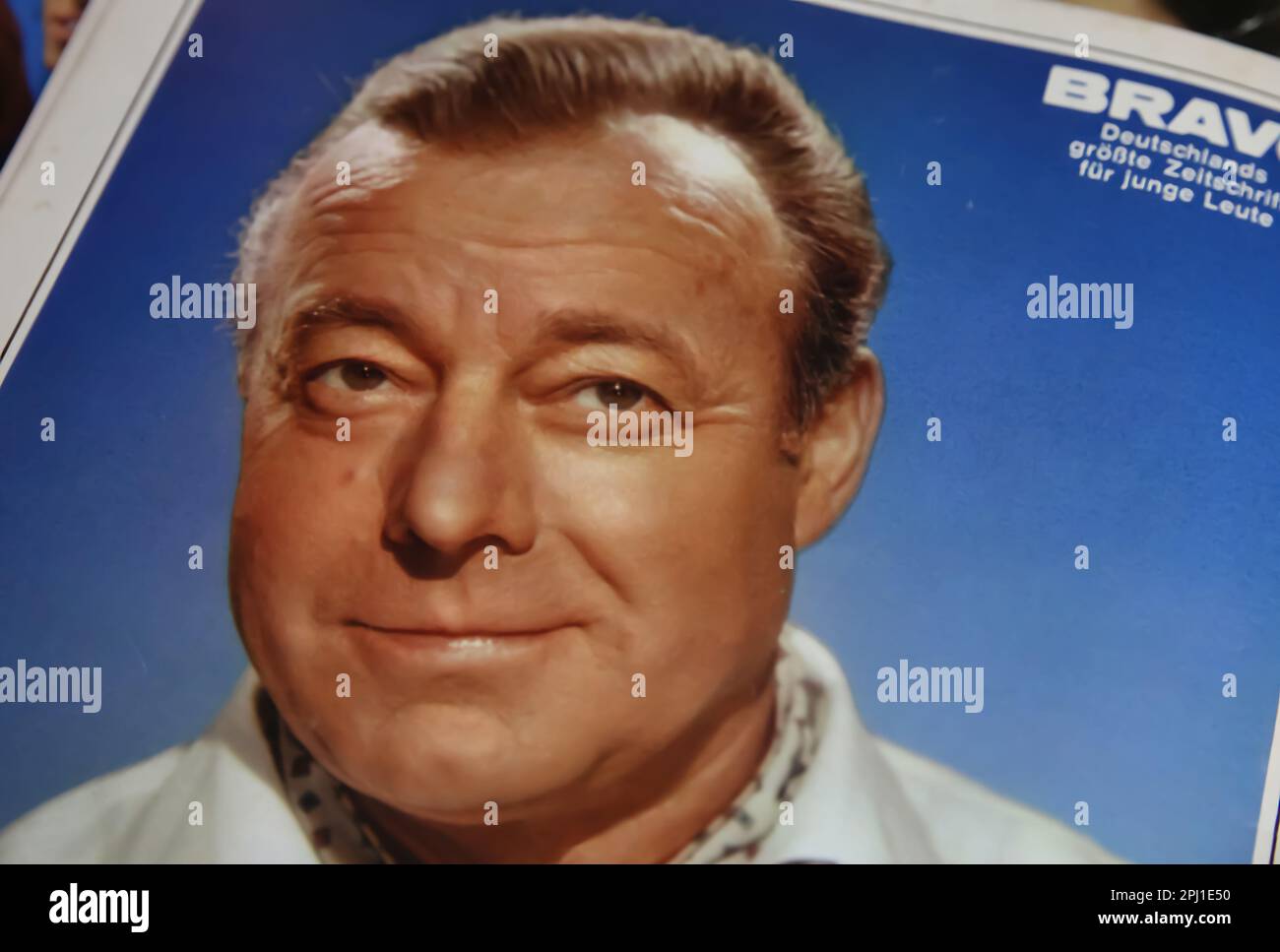 Viersen, Germany - March 9. 2023: Portrait of german actor Heinz ...