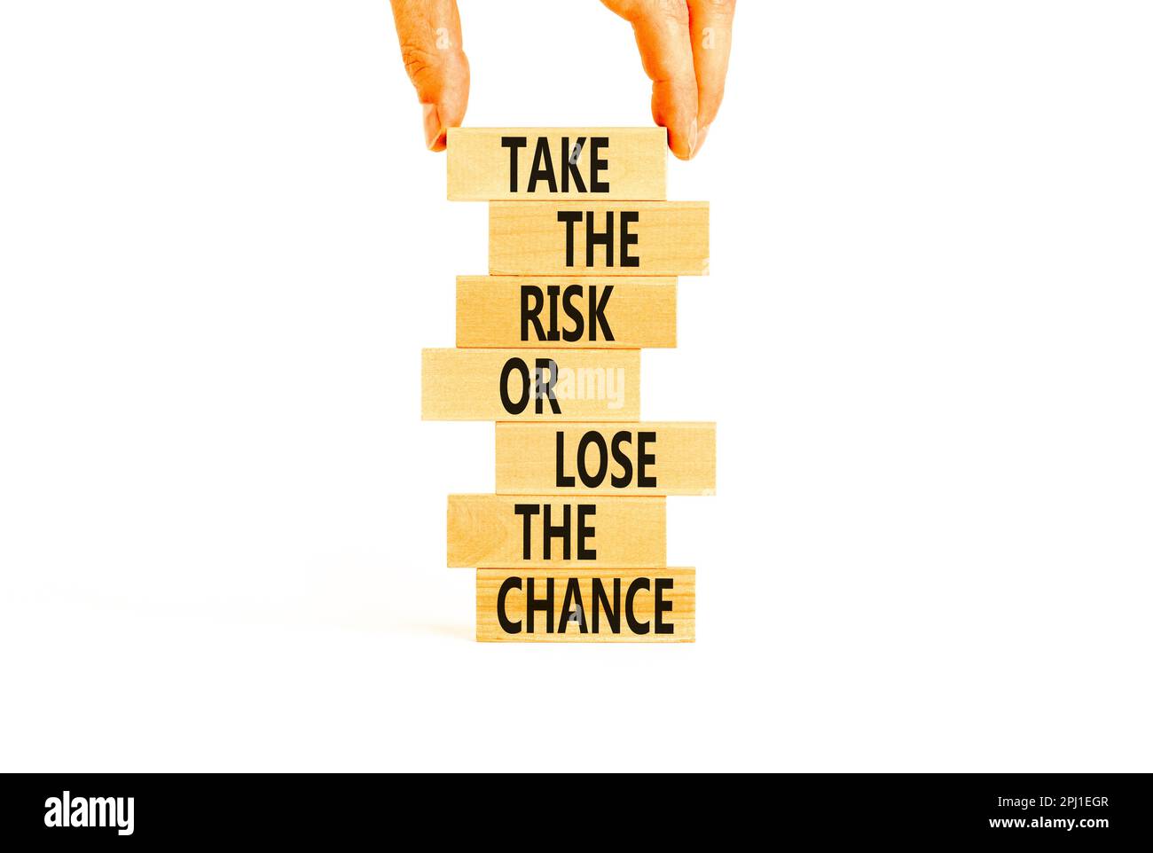 Risk or chance symbol. Concept words Take the risk or lose the chance ...
