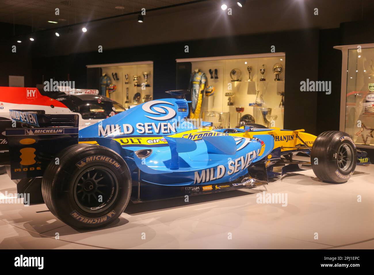 Cayes, Spain, March 30th, 2023: The Renault RS26 with which he would ...