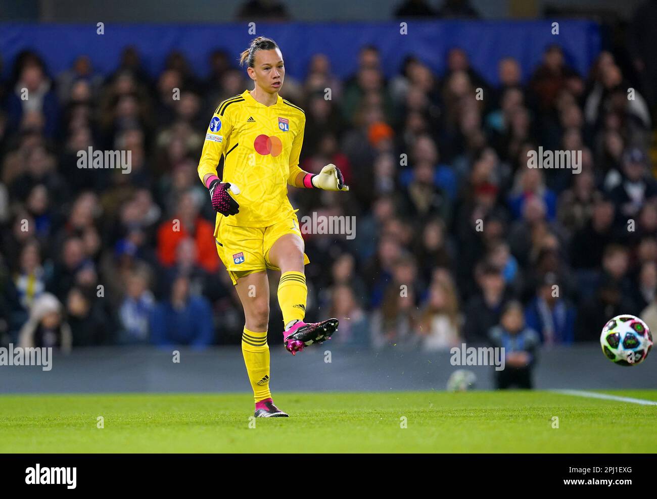 Lyon goalkeeper Christiane Endler during the UEFA Women's Champions ...