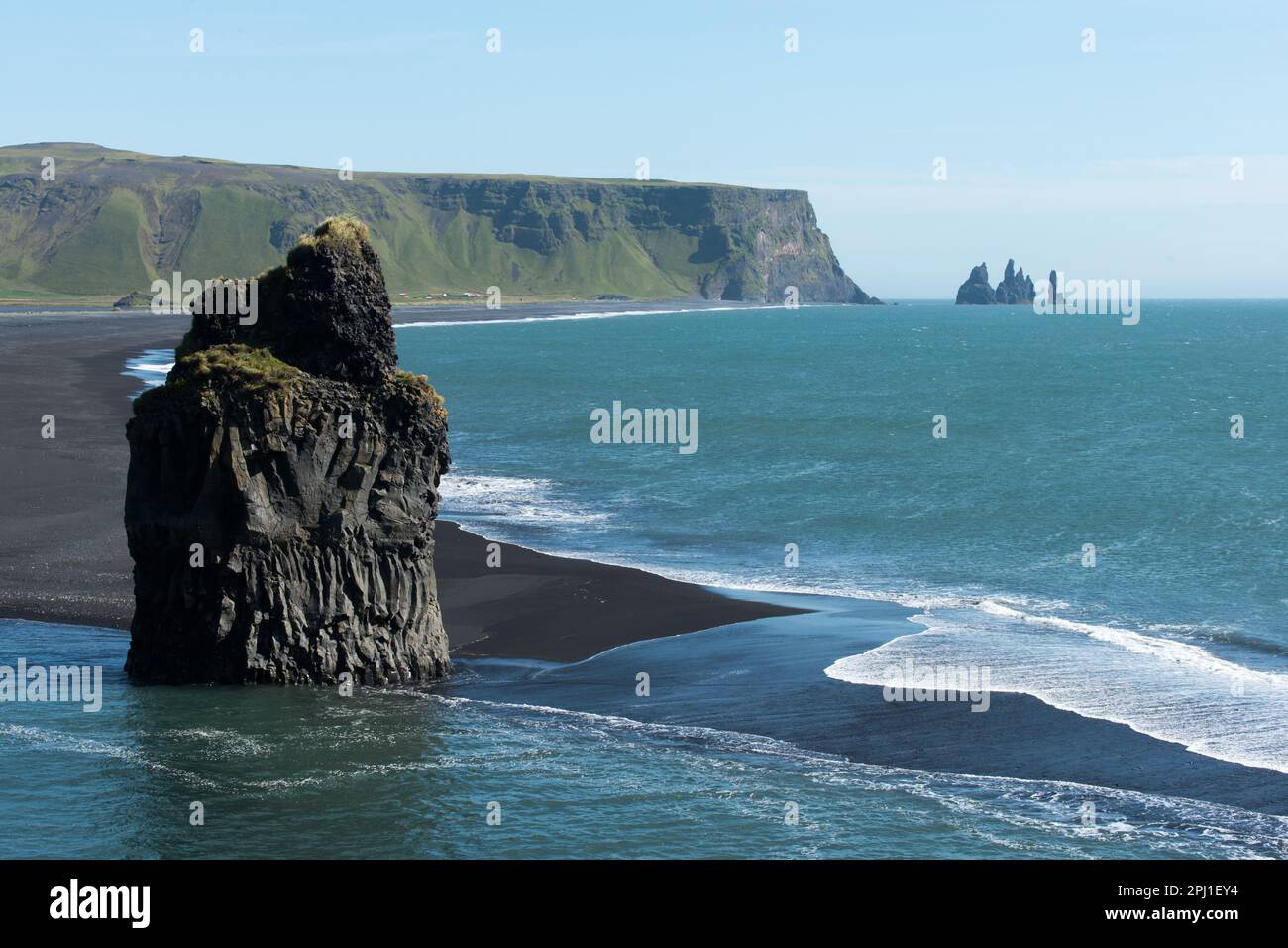 Beautiful volcanic beach in Vik, Iceland. Europe Stock Photo - Alamy