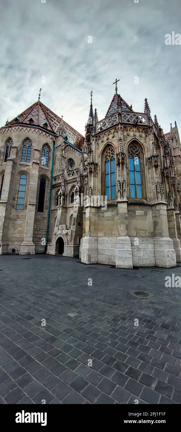 The Church of the Assumption of the Buda Castle known as the Matthias ...