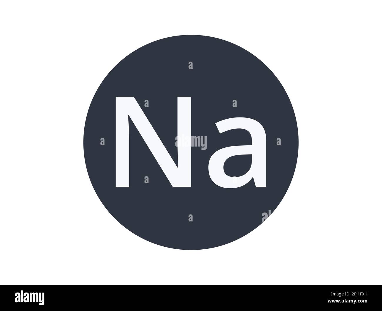 Monochromatic Sodium Element Graphic for Science Designs Stock Vector ...
