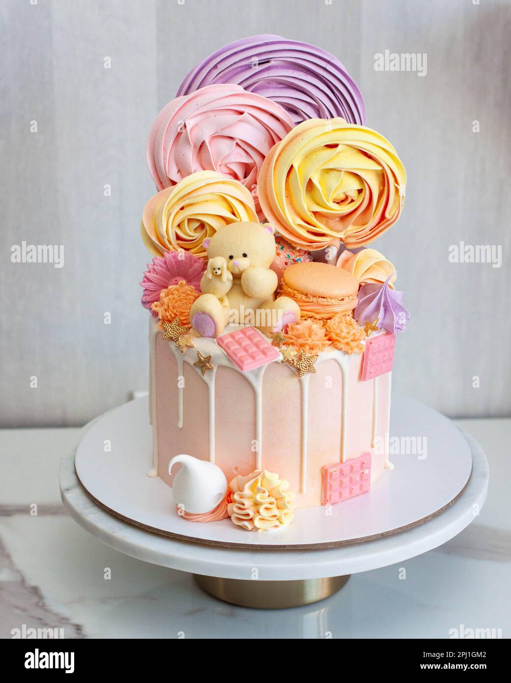 Cute Chocolate Birthday Cake