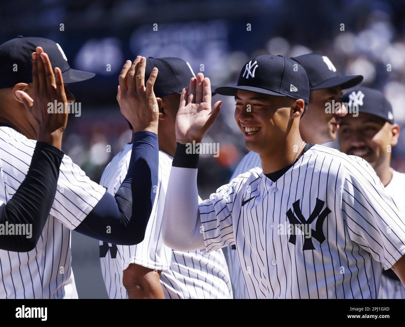 Bronx, United States. 30th Mar, 2023. New York Yankees rookie SS Antony ...