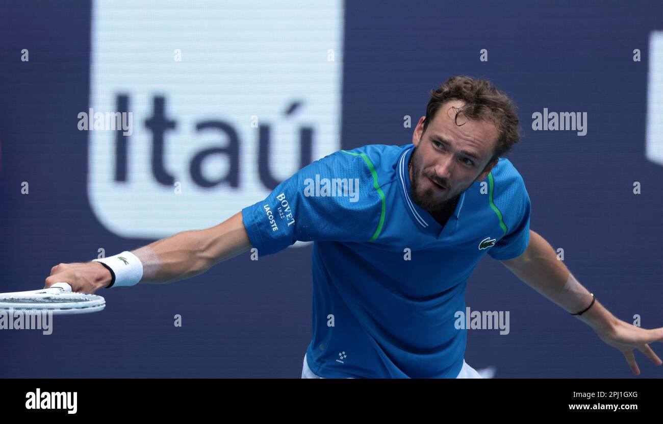 Miami Gardens, United States. 30th Mar, 2023. N0. 4 Daniil Medvedev ...