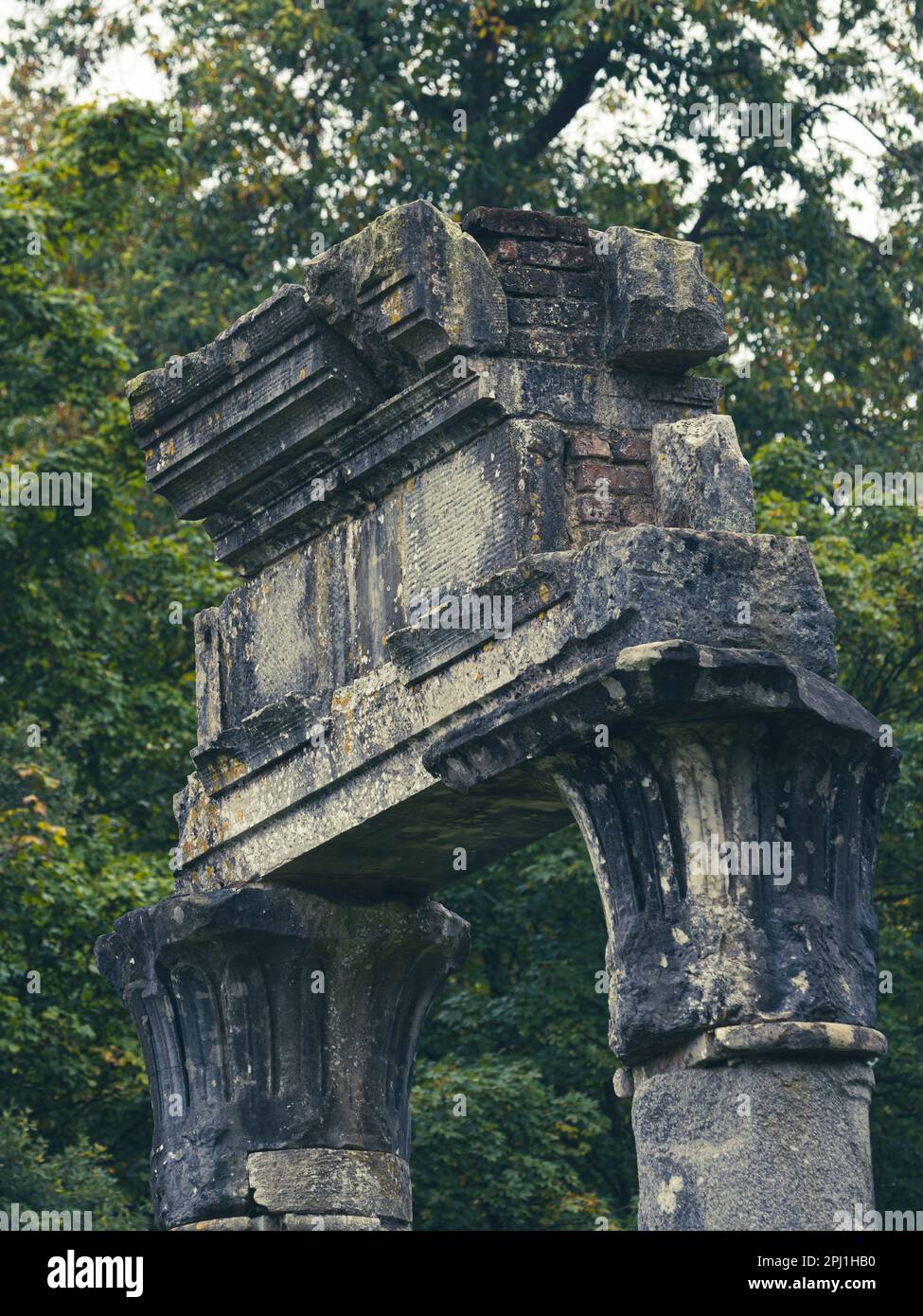 Temple of Augustus, Leptis Magna Ruins, Virginia Water, Roman Ruins ...