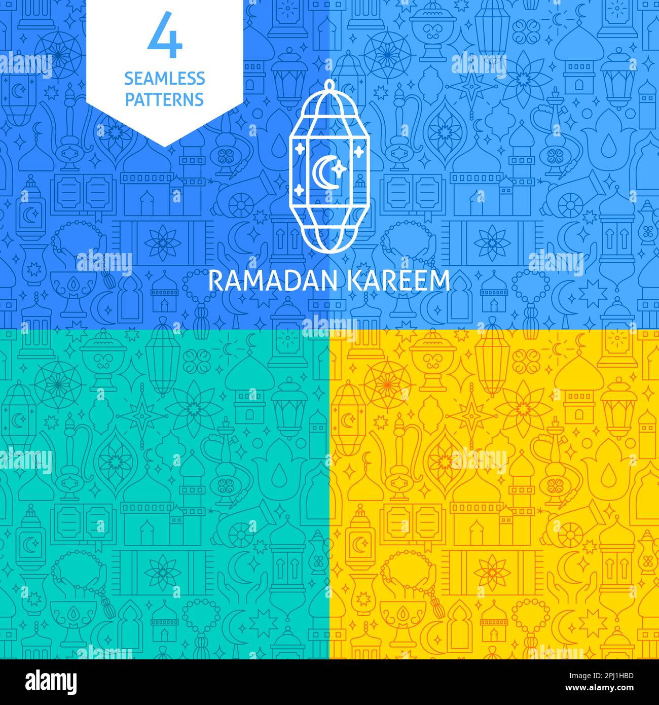 Line Ramadan Kareem Patterns Stock Vector Image & Art - Alamy