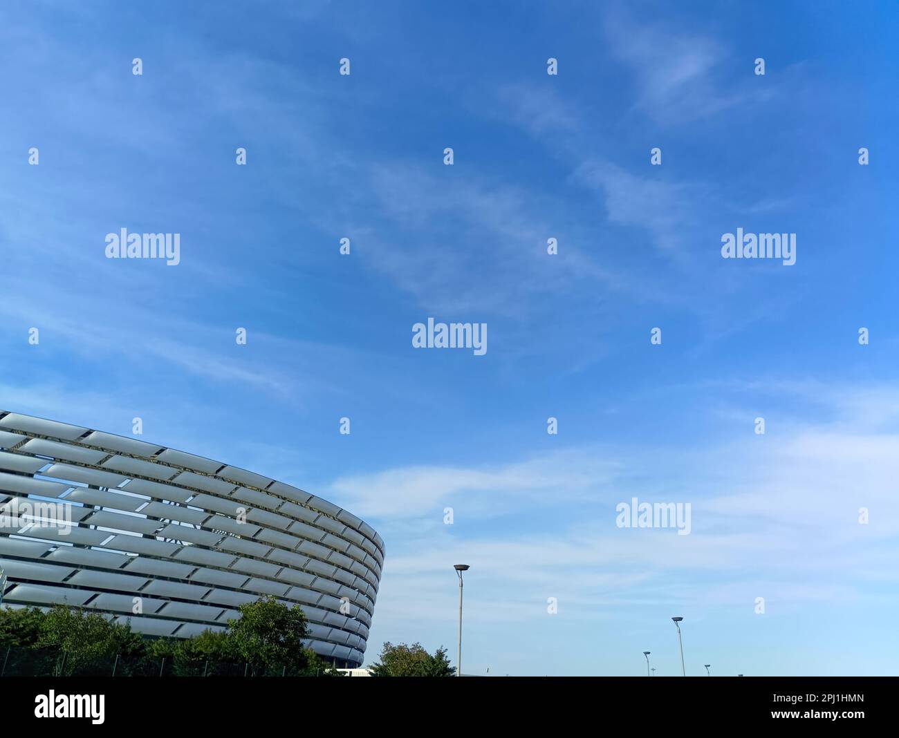 Extraordinary Olympic Stadium, Baku, Azerbaijan Stock Photo - Alamy