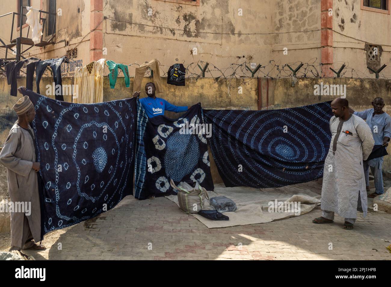 Kofar mata dyeing pits hi-res stock photography and images - Alamy