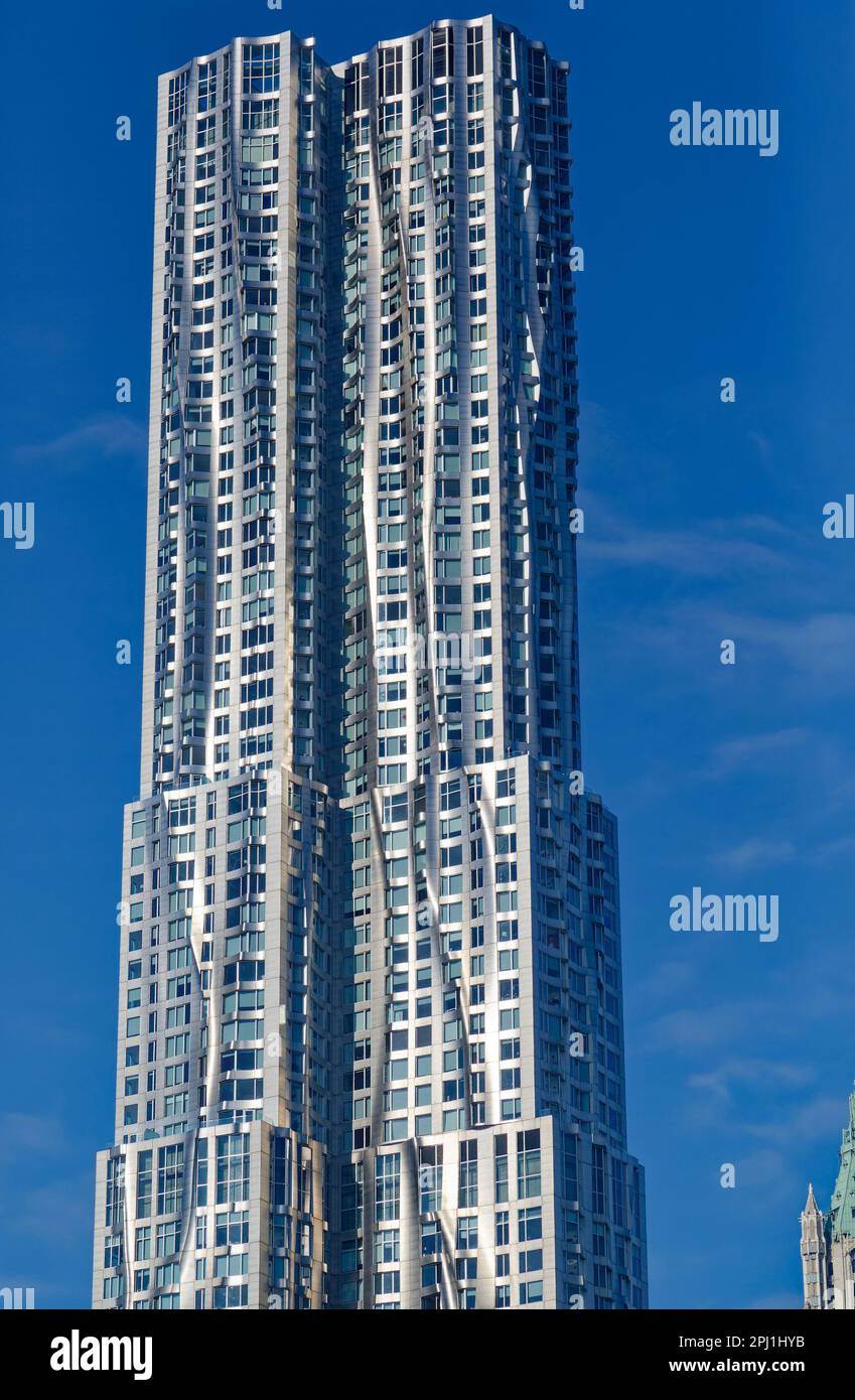 8 Spruce Street, aka New York By Gehry, has an undulating stainless ...