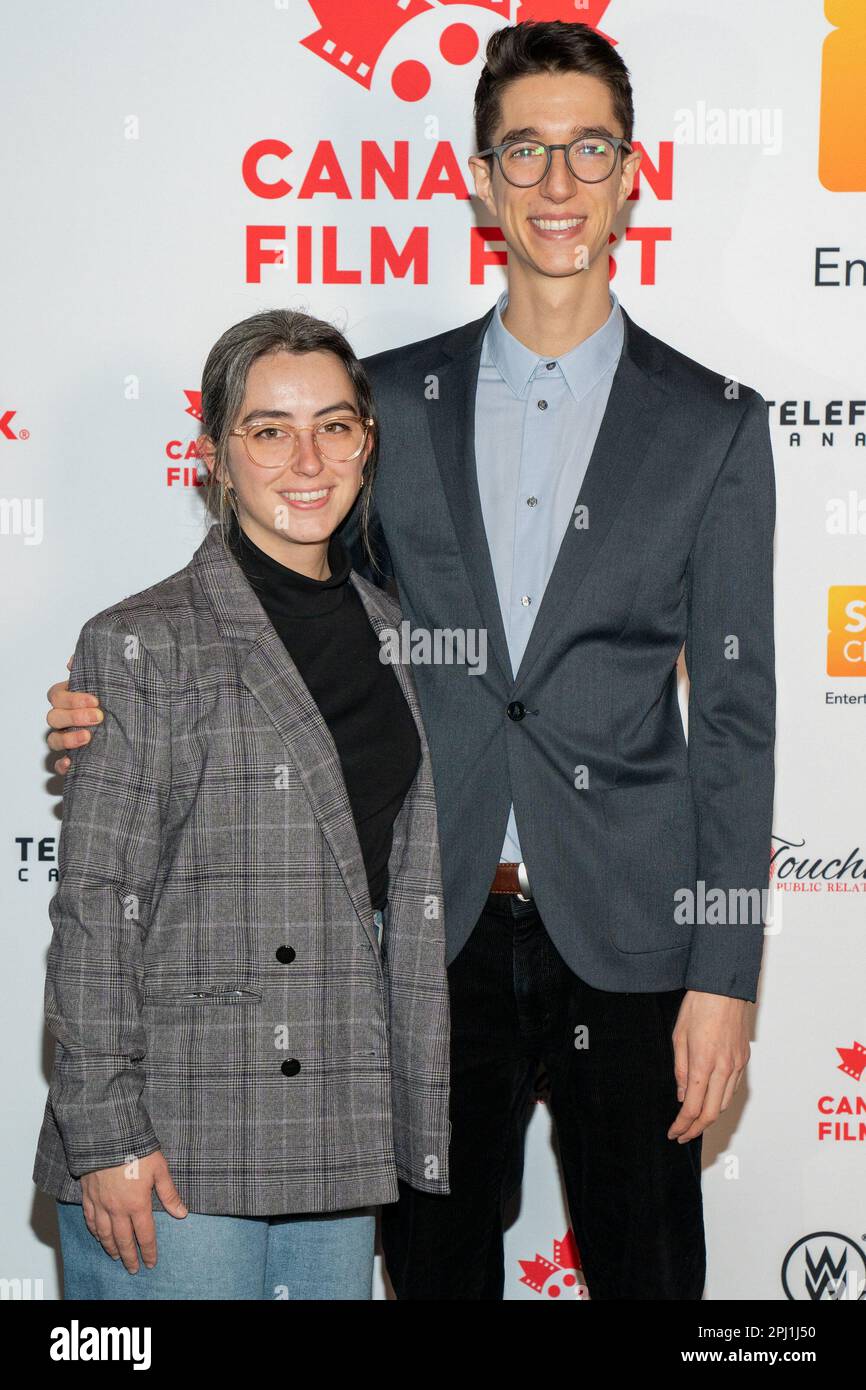 Toronto, Canada. 29th Mar, 2023. Rebecca Ortiz and Nick Hodkinson ...
