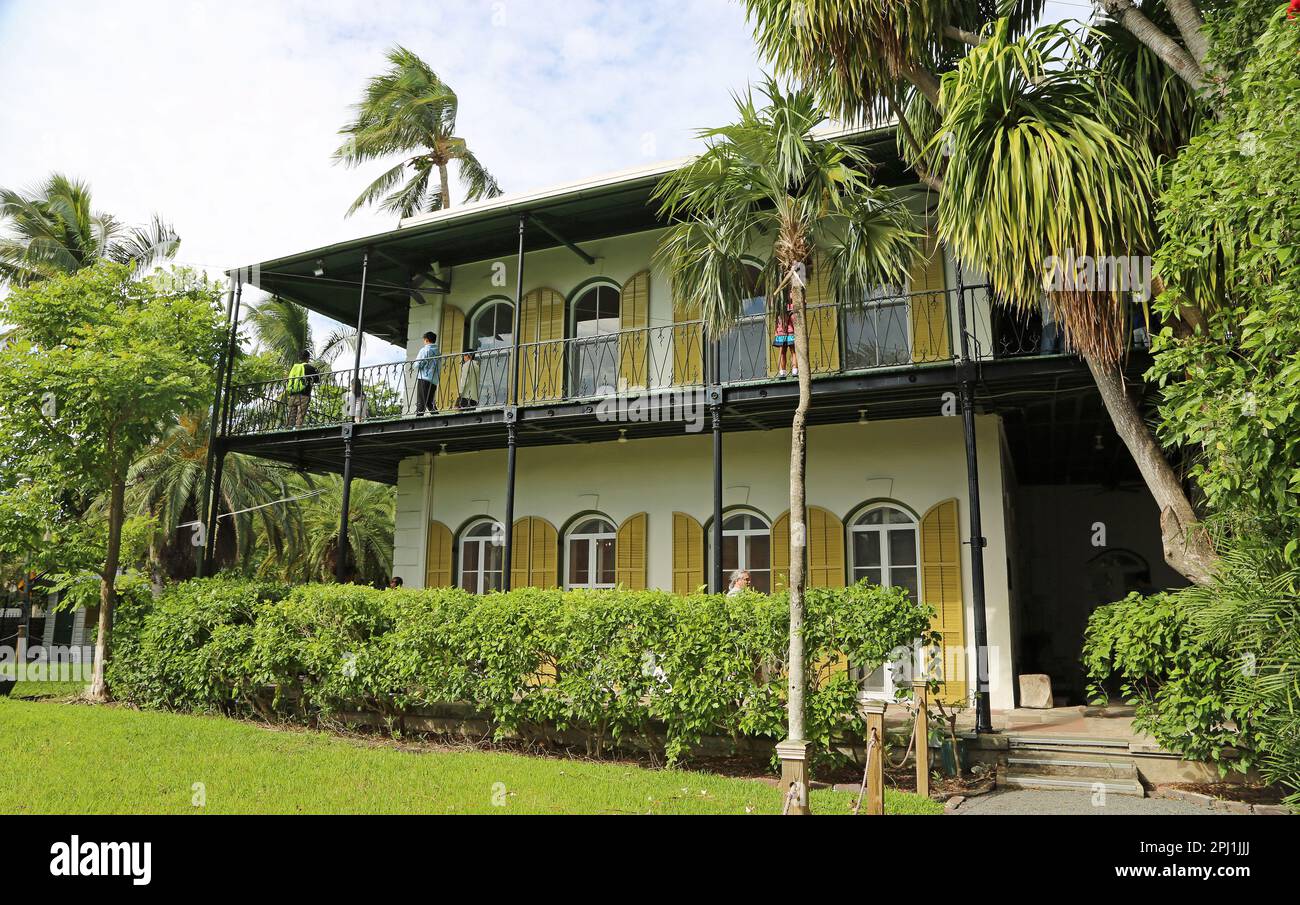 Hemingway house - Key West, Florida Stock Photo - Alamy