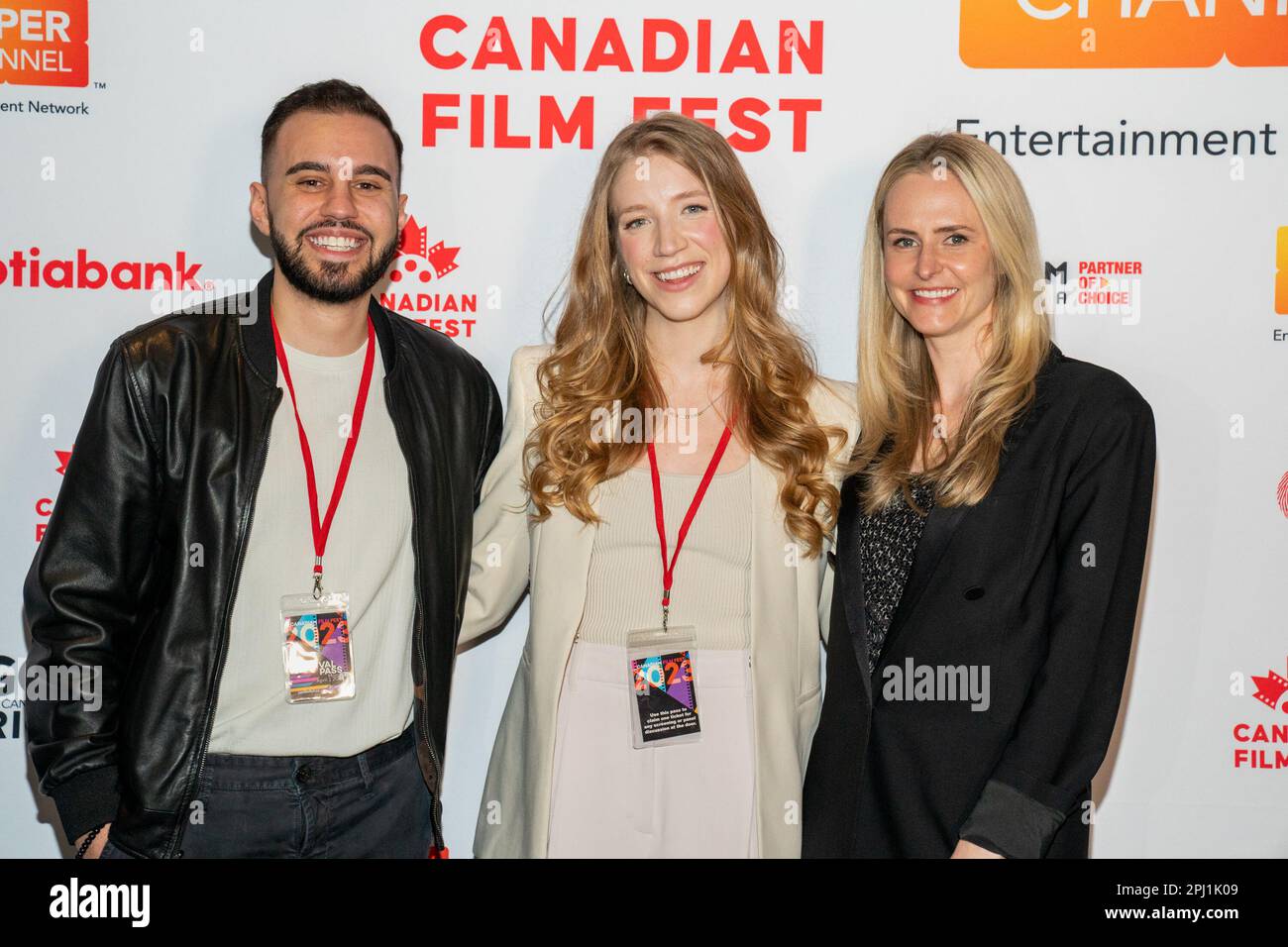 Toronto, Canada. 29th Mar, 2023. Eric Bizzarri, Holly Pruner and ...