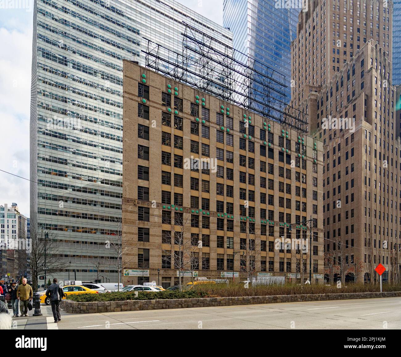 Art Deco beauty gone: This brick and terra cotta façade of the former ...