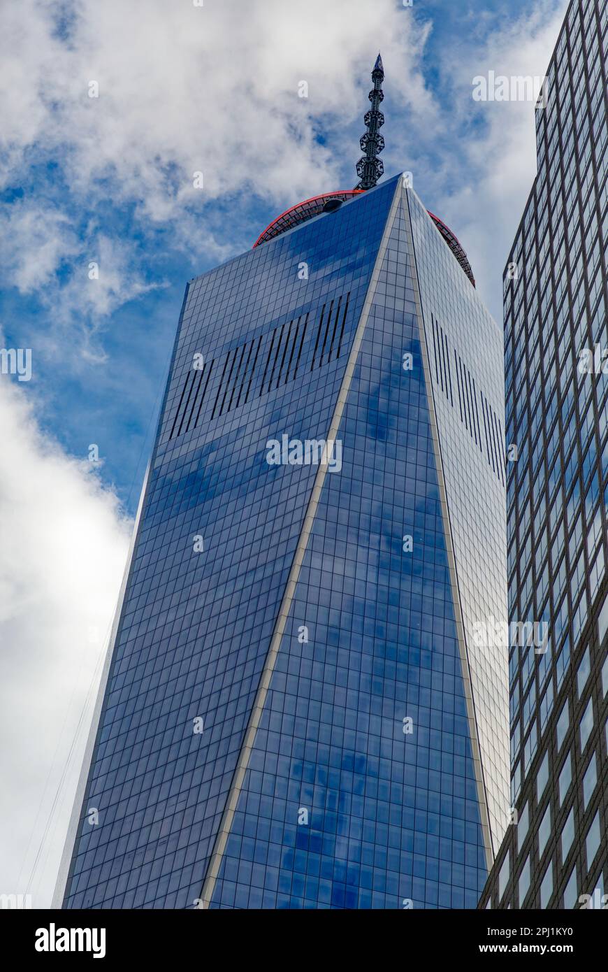 One World Trade Center’s form, a square antiprism, is formed by eight ...
