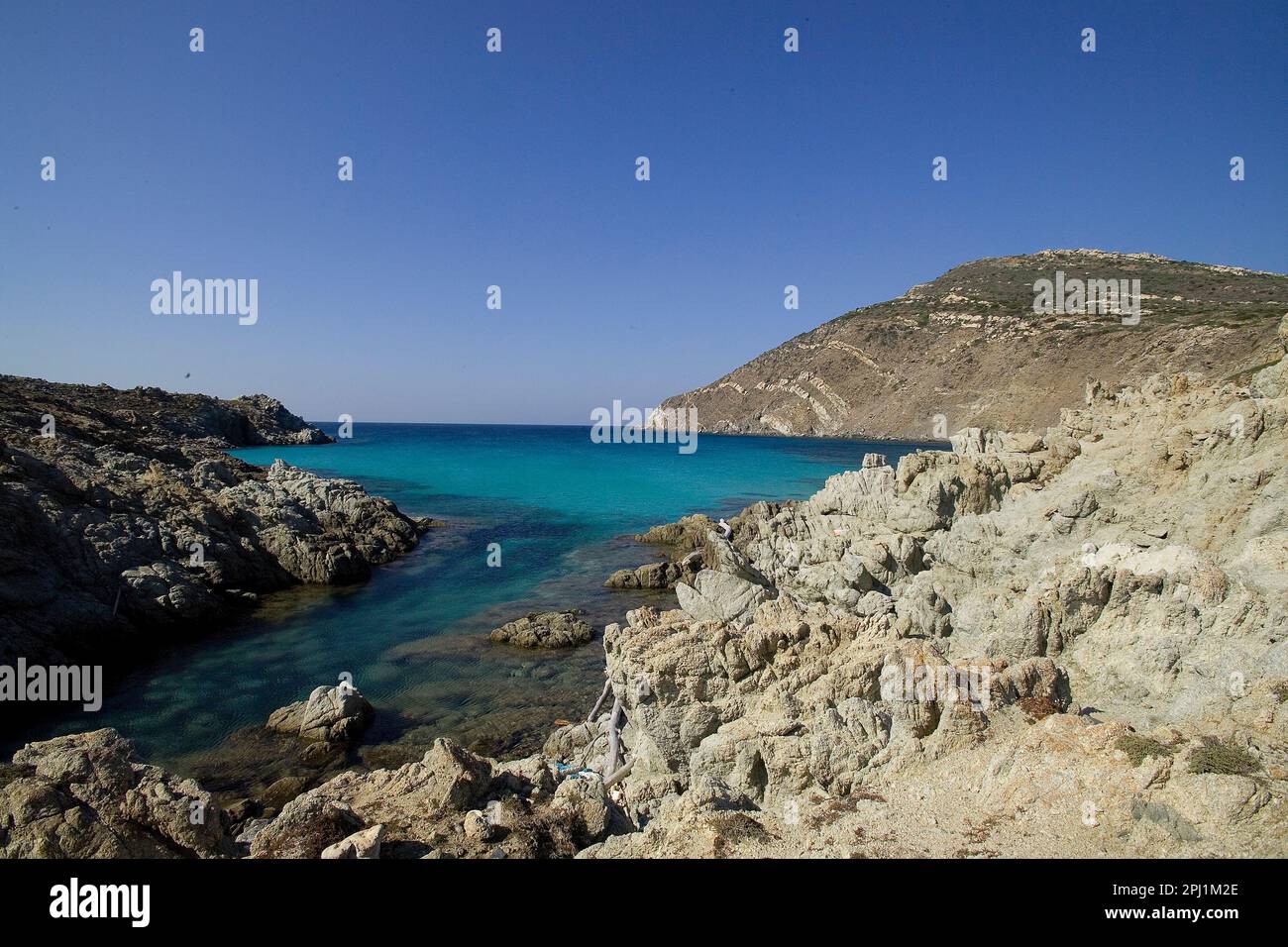 Cala di Sgombro di fuori. Isola dell'Asinara. Sassari. Sardegna. Italia ...