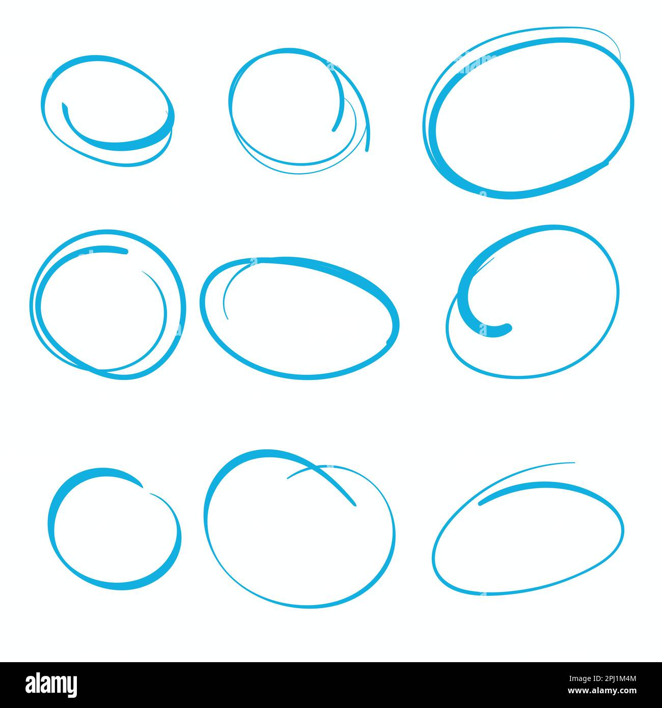 Blue Swirls with Swoosh Vector Accent Line Work Stock Vector Image ...