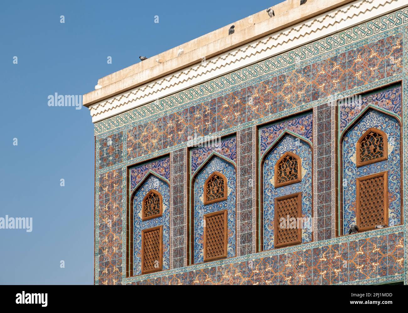 Architectural detail, Katara Mosque, Katara Cultural Village, Doha ...