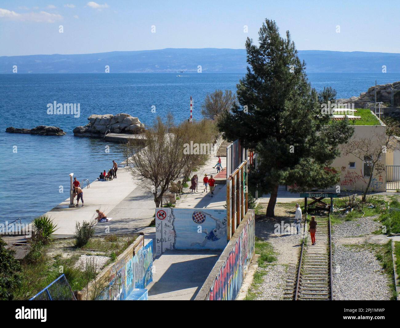 A Hadjuk Split mural on the 25th March 2023 Stock Photo - Alamy