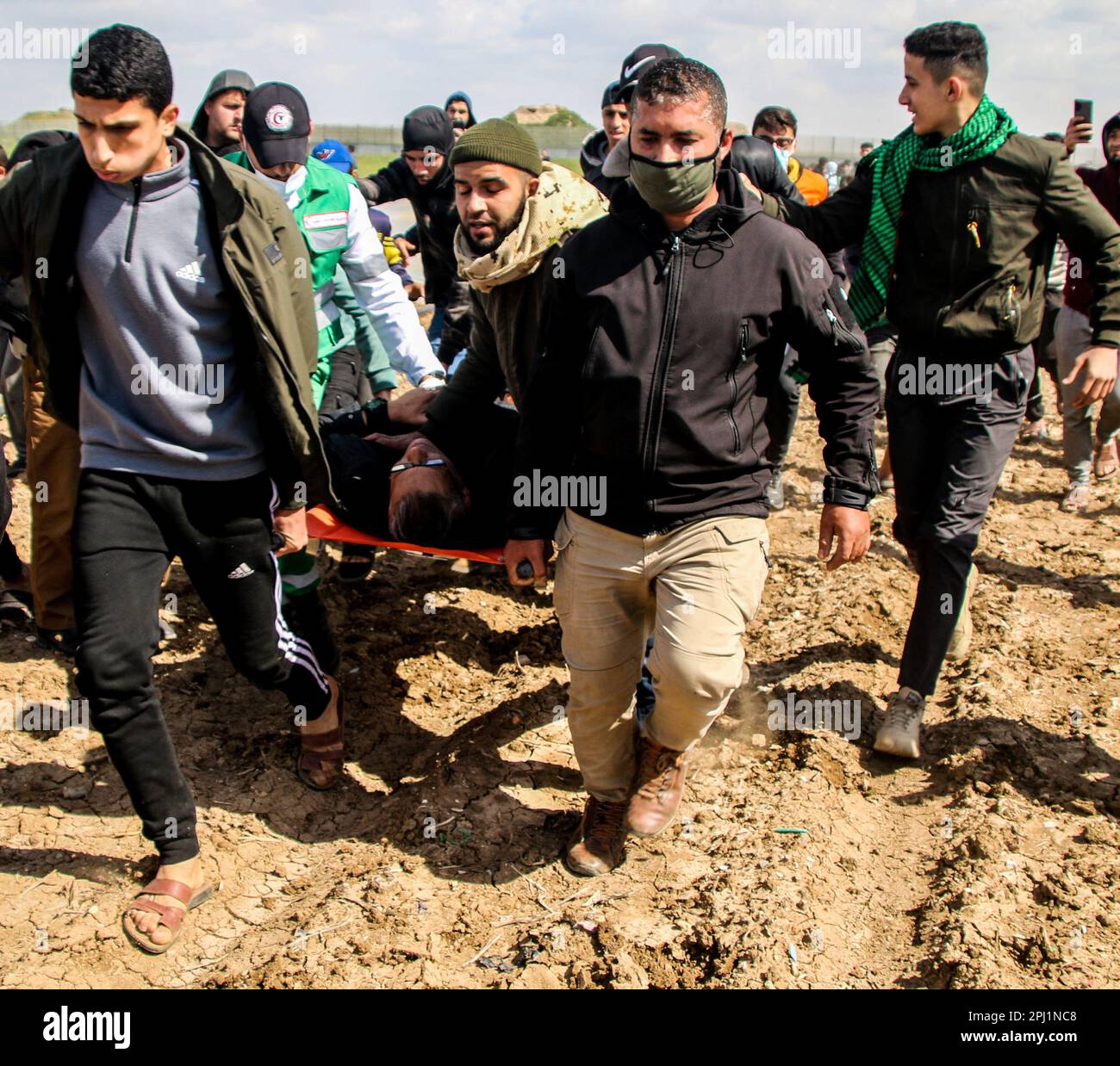 March 30, 2023, Gaza City, Gaza Strip, Palestine: Gaza, Palestine. 30 March 2023. Clashes occur ...