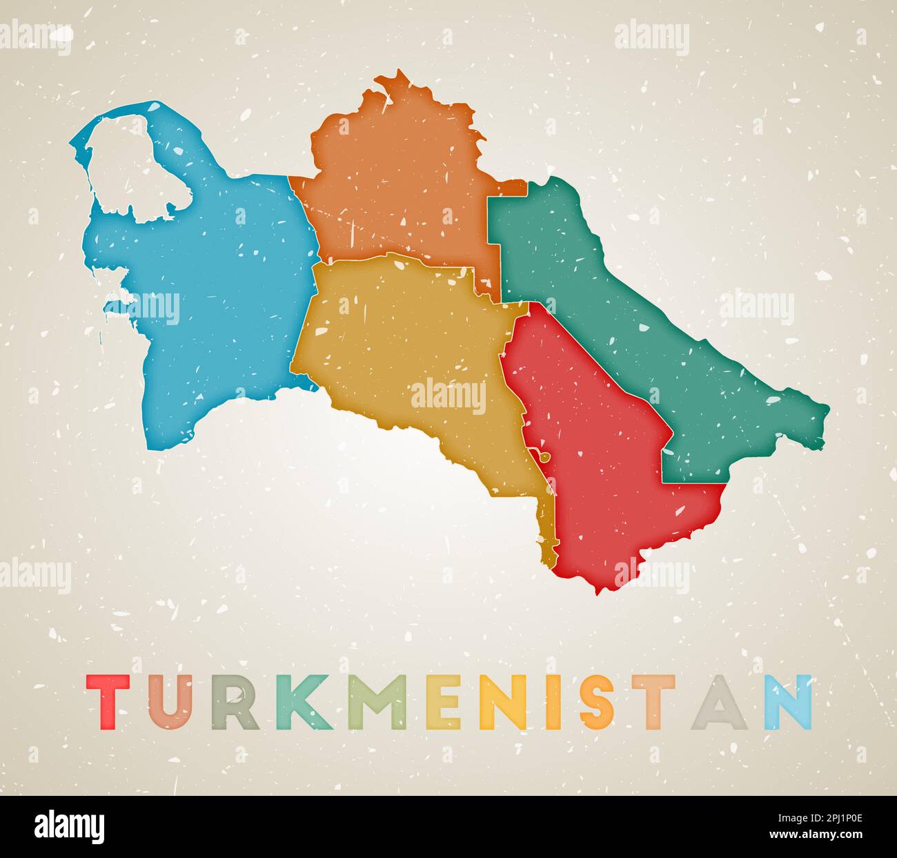 Old central asia map Stock Vector Images - Alamy