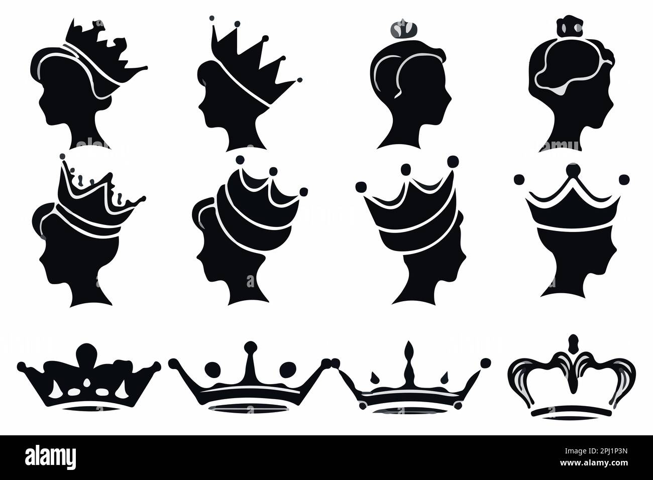 Queen Crown Silhouette