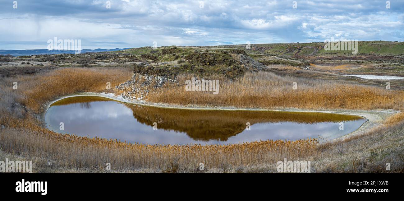 Pond drying up hi-res stock photography and images - Alamy
