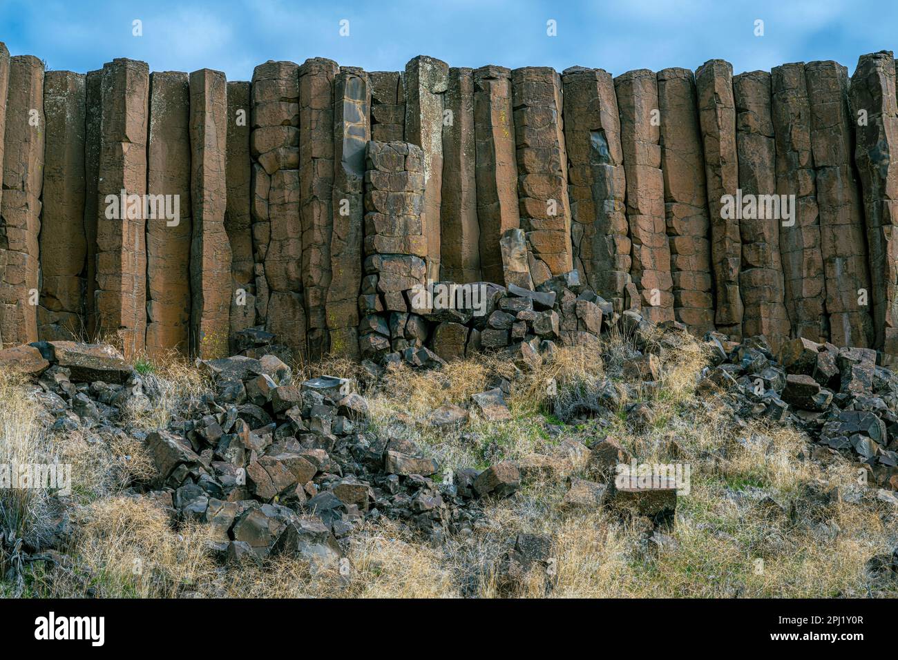 Drumheller Channel Basalt Columns in Washington State Stock Photo - Alamy