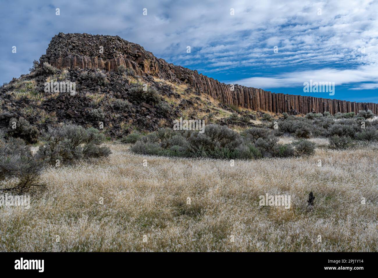 Drumheller Channel Basalt Columns in Washington State Stock Photo - Alamy
