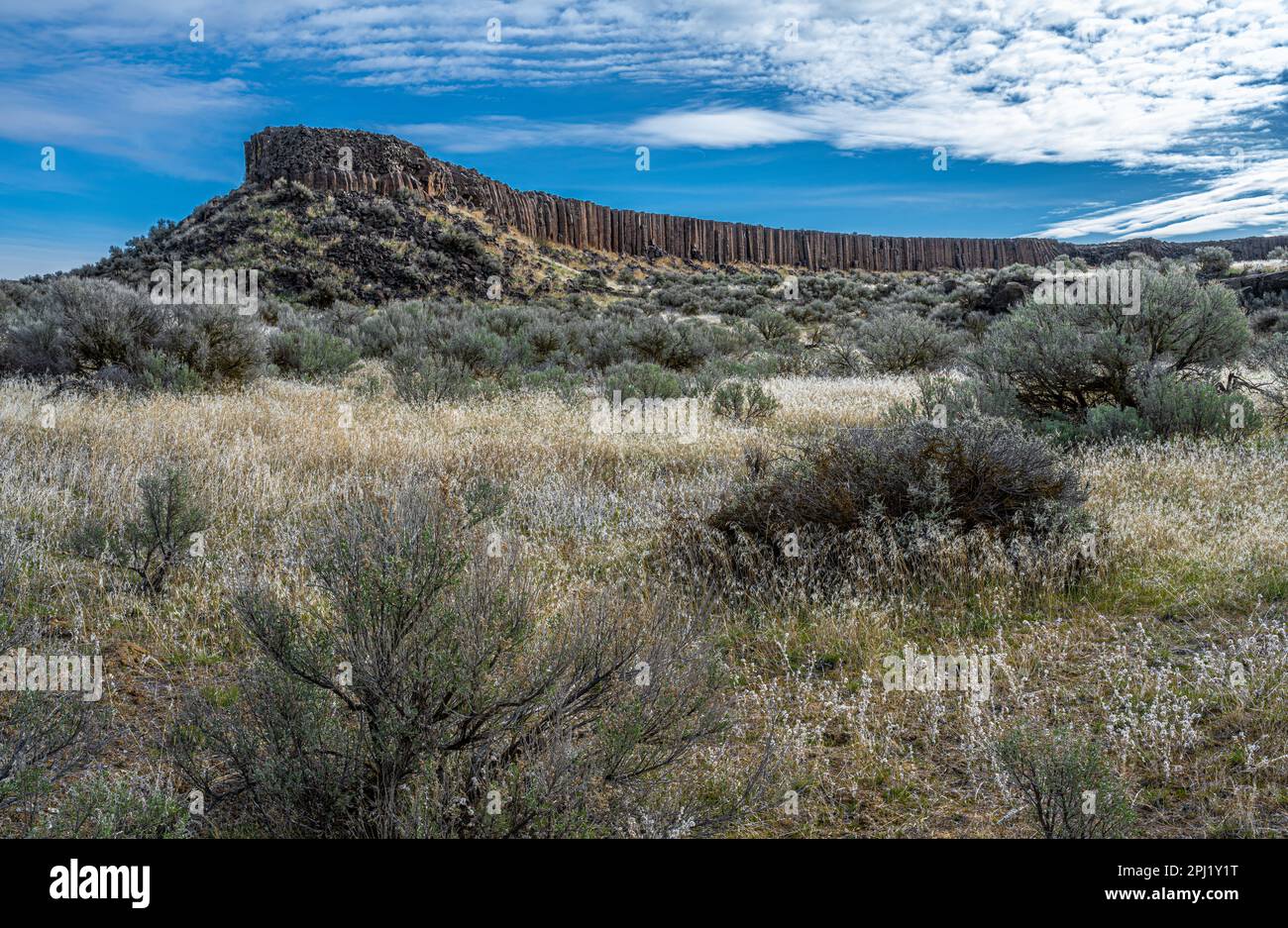 Drumheller Channel Basalt Columns in Washington State Stock Photo - Alamy