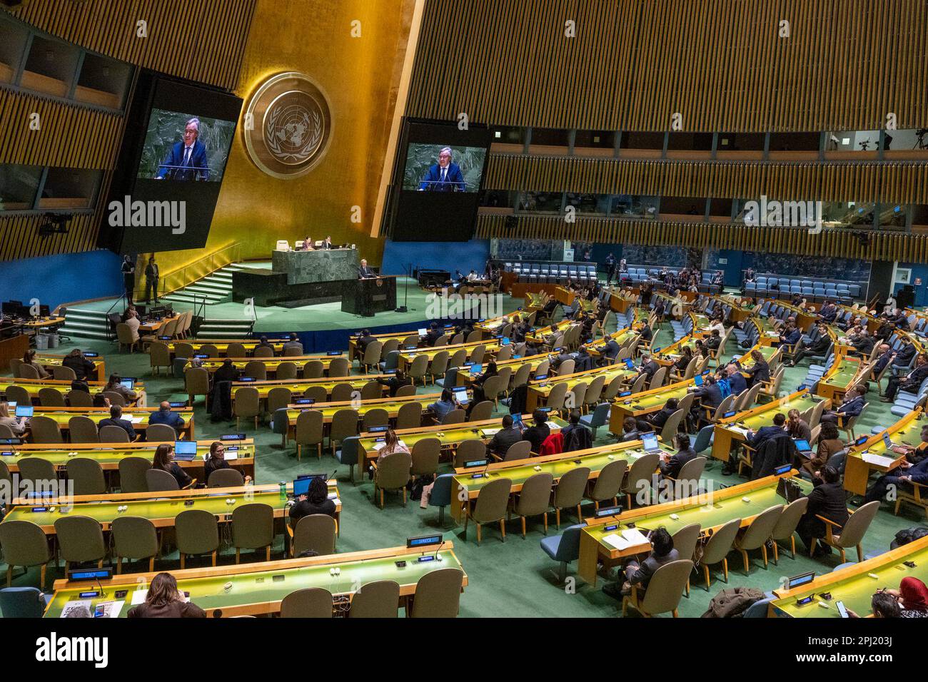 (230330) -- UNITED NATIONS, March 30, 2023 (Xinhua) -- UN Secretary ...