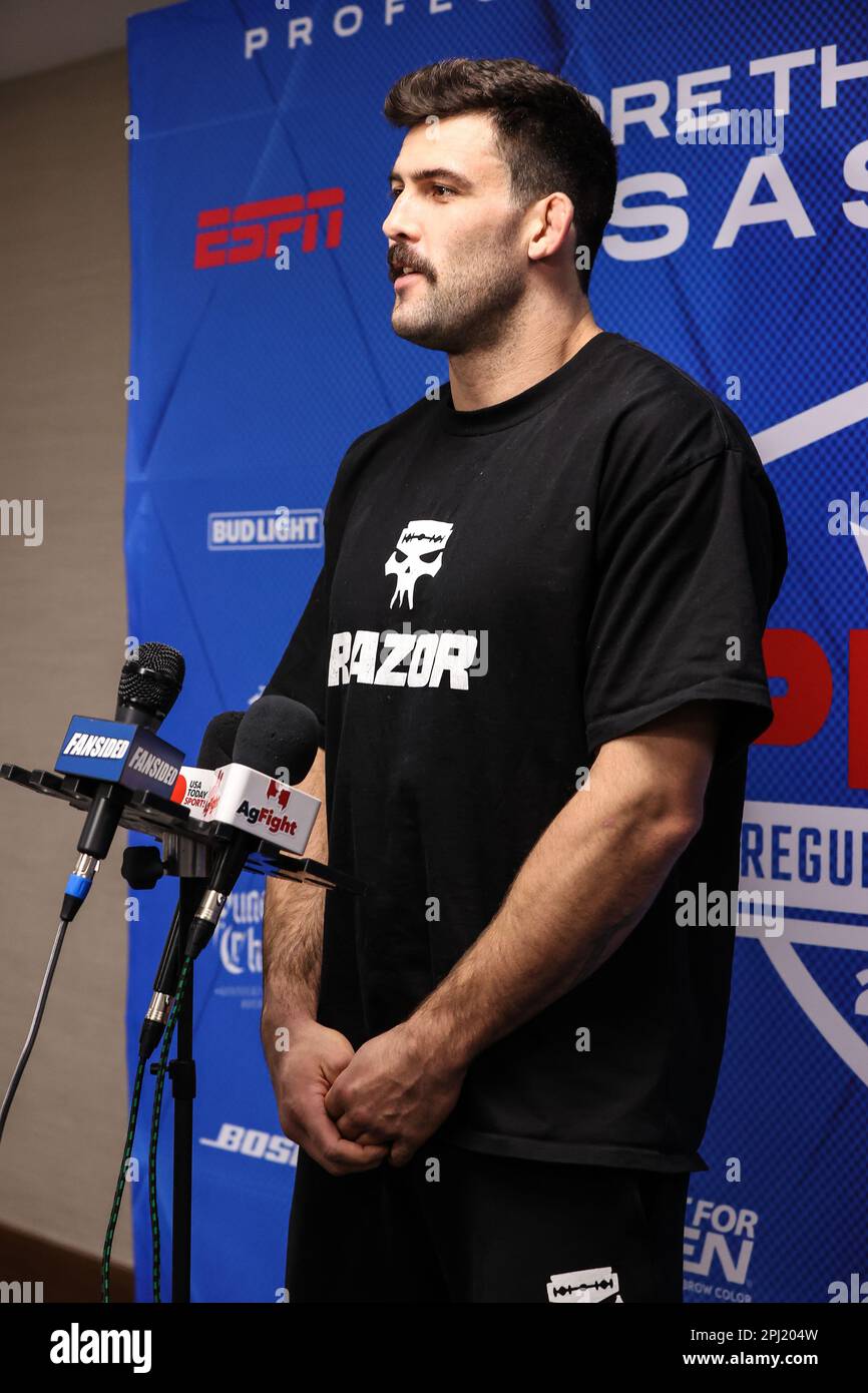 March 30, 2023: 2022 PFL Light Heavyweight Champion Robert Wilkinson ...