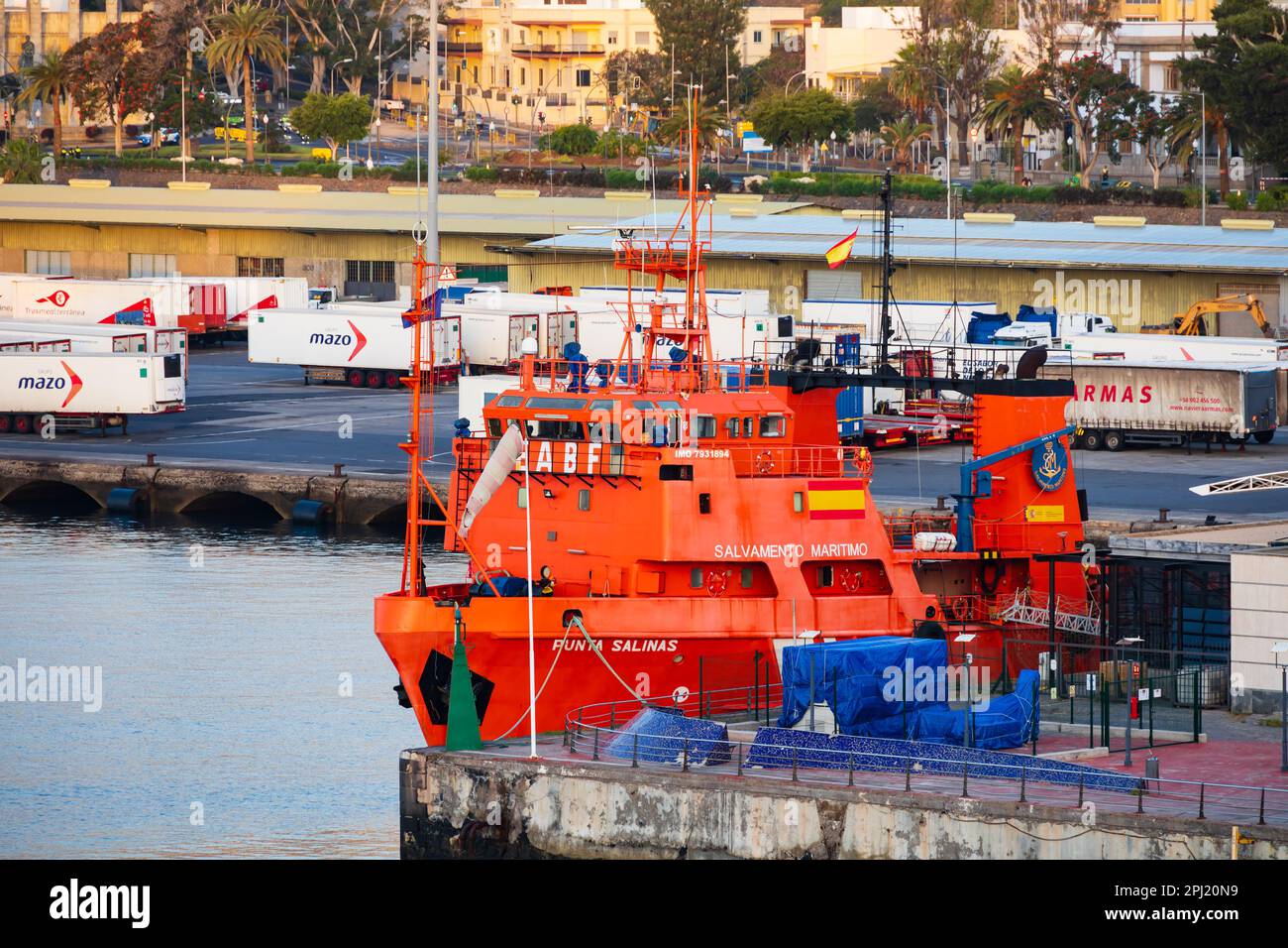 Rescue, salvage tugboat, Punta Salinas of the Maritime Safety and ...