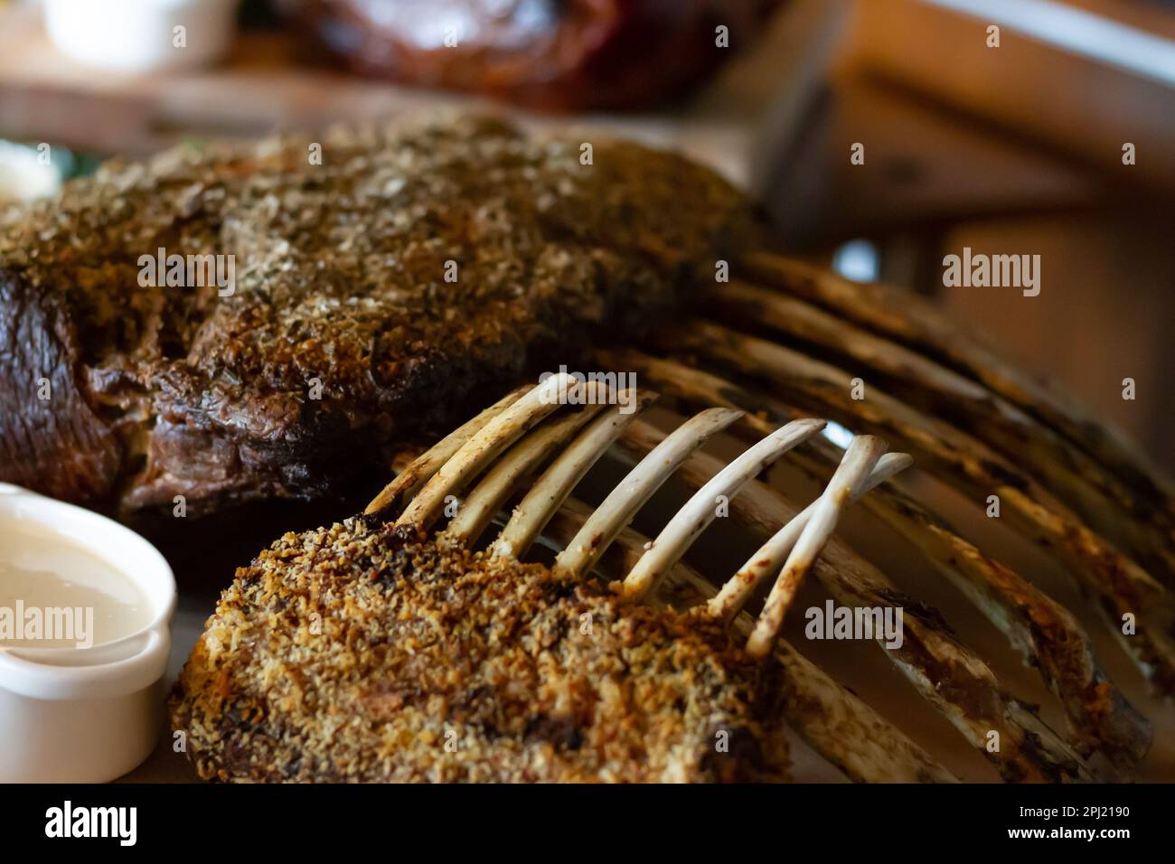 Herb crusted rack hi-res stock photography and images - Alamy