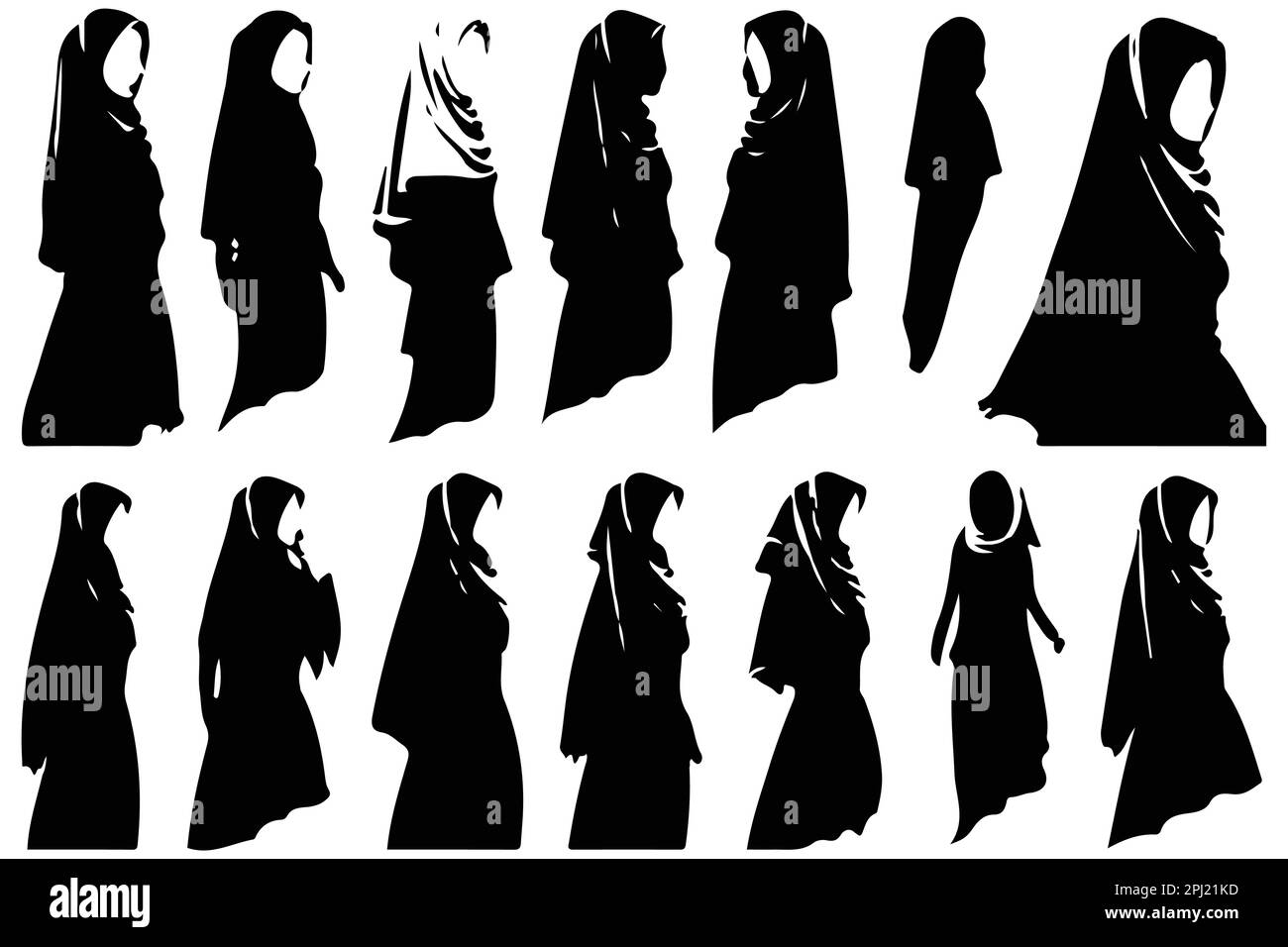Muslim Woman Silhouette