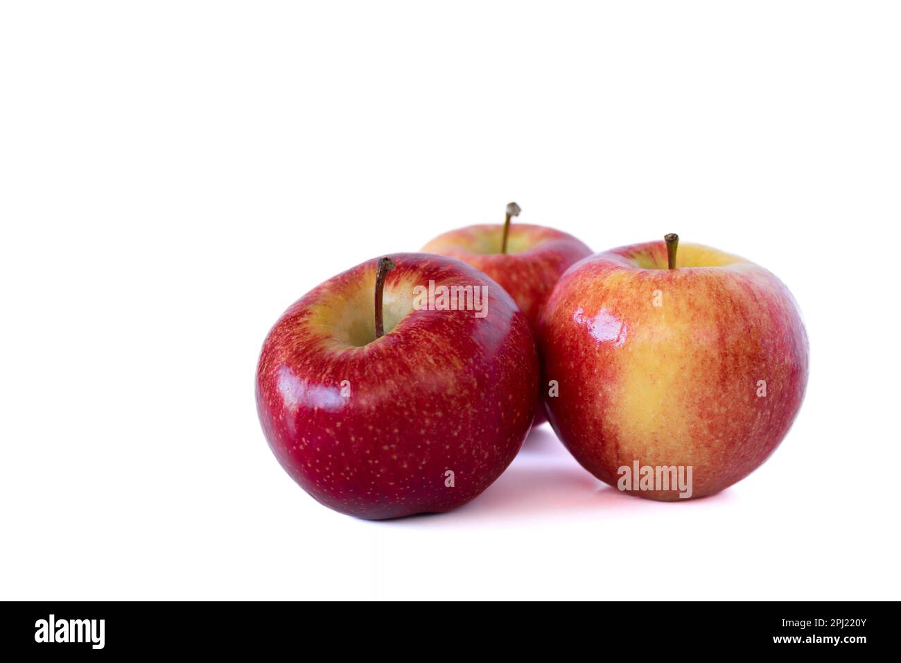 Manzana sobre blanco hi-res stock photography and images - Alamy
