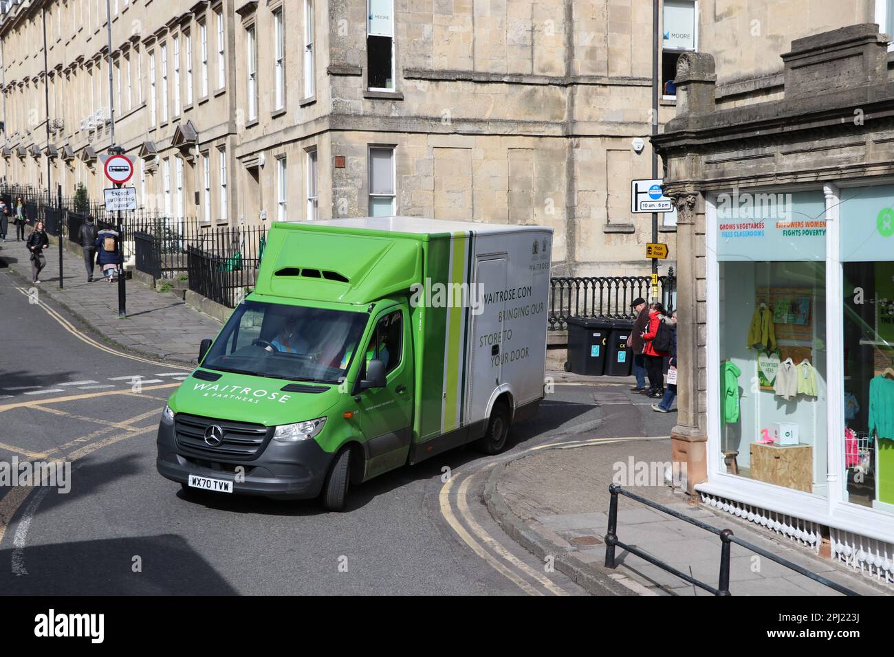 WAITROSE HOME DELIVERY VAN Stock Photo - Alamy
