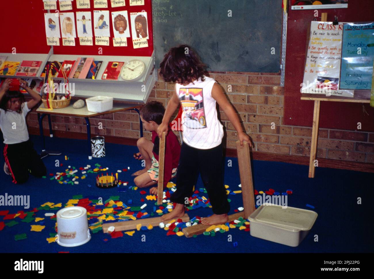 Adelaide Australia Aboriginal School Children Playing with Lego Stock ...