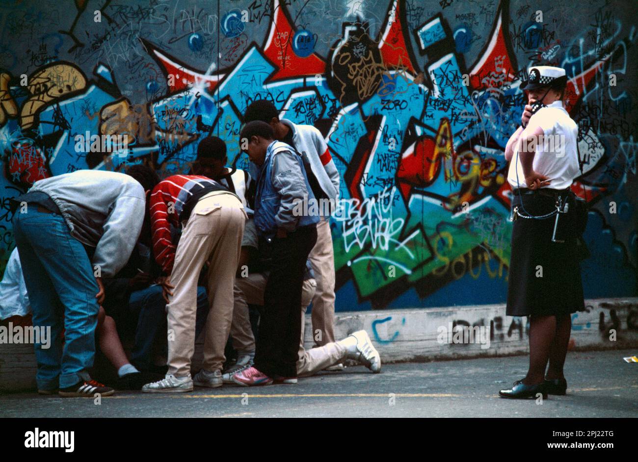Covent Garden London Policewoman Calling For Assistance On Radio ...